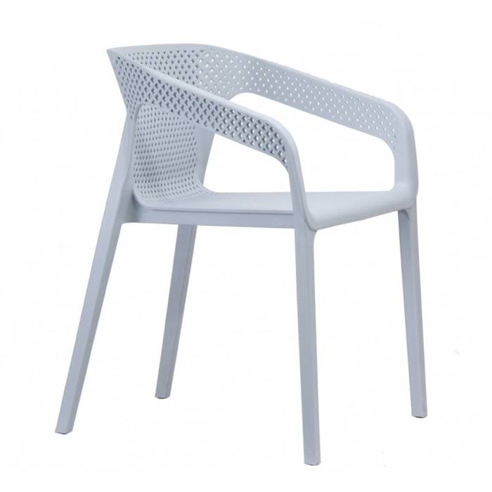 Cadeira resistente para jardim exterior ALTEA, Cor cinza | Loja O Meu ...