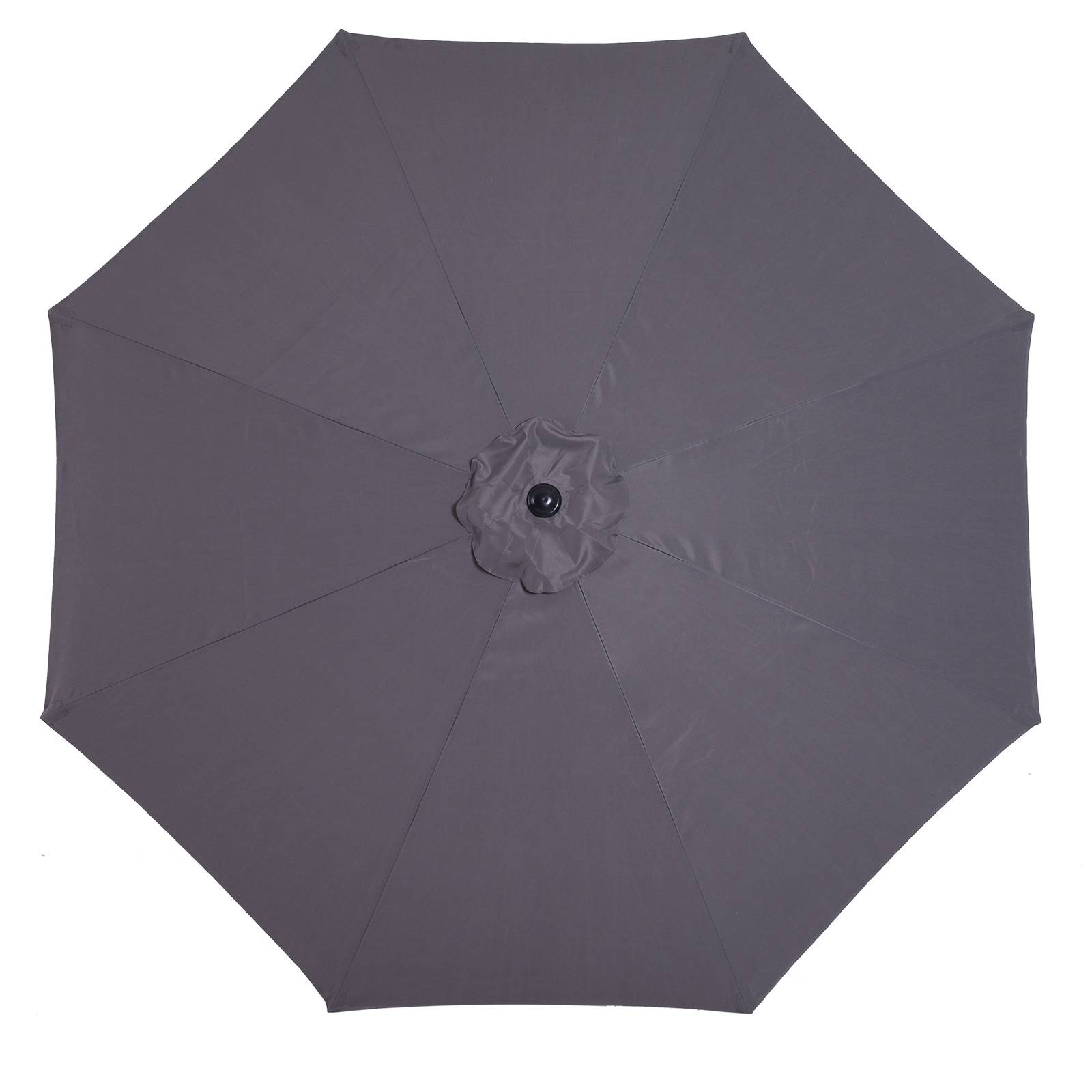 Guarda-sol grande jardim com manivela para abertura fácil e ângulo ...