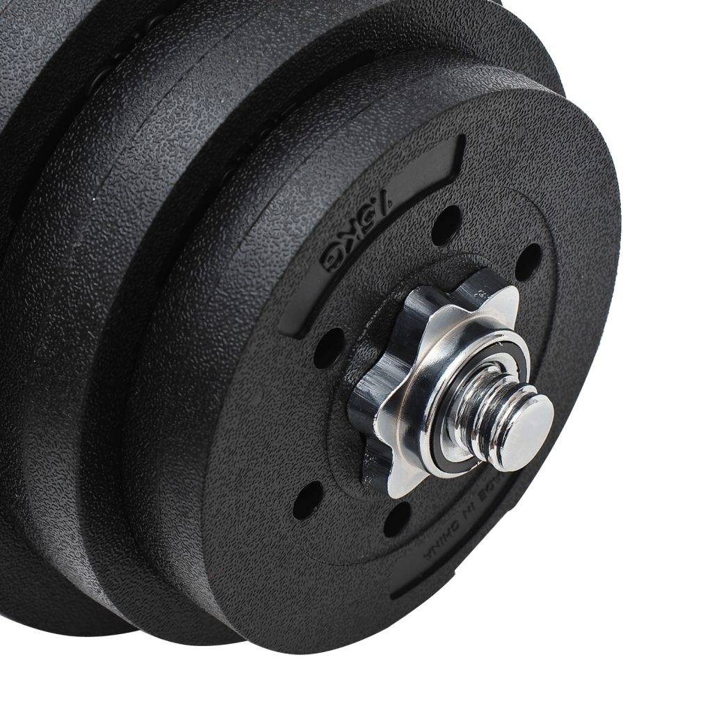 Jogo de Halteres Pesos de Fitness 40KG Ajustável Profissionais Ginásio ...