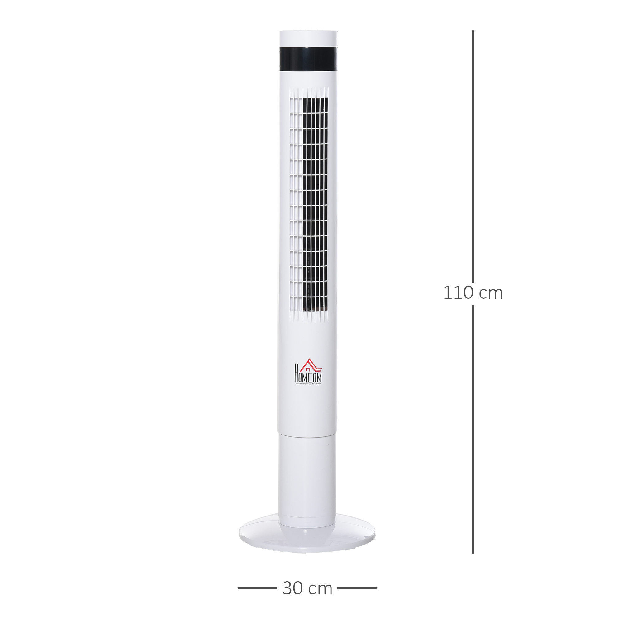 Ventilador De Torre Com 3 Modos E Velocidades Tela Led 12h De